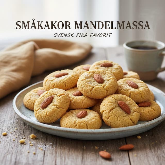 Småkakor Mandelmassa